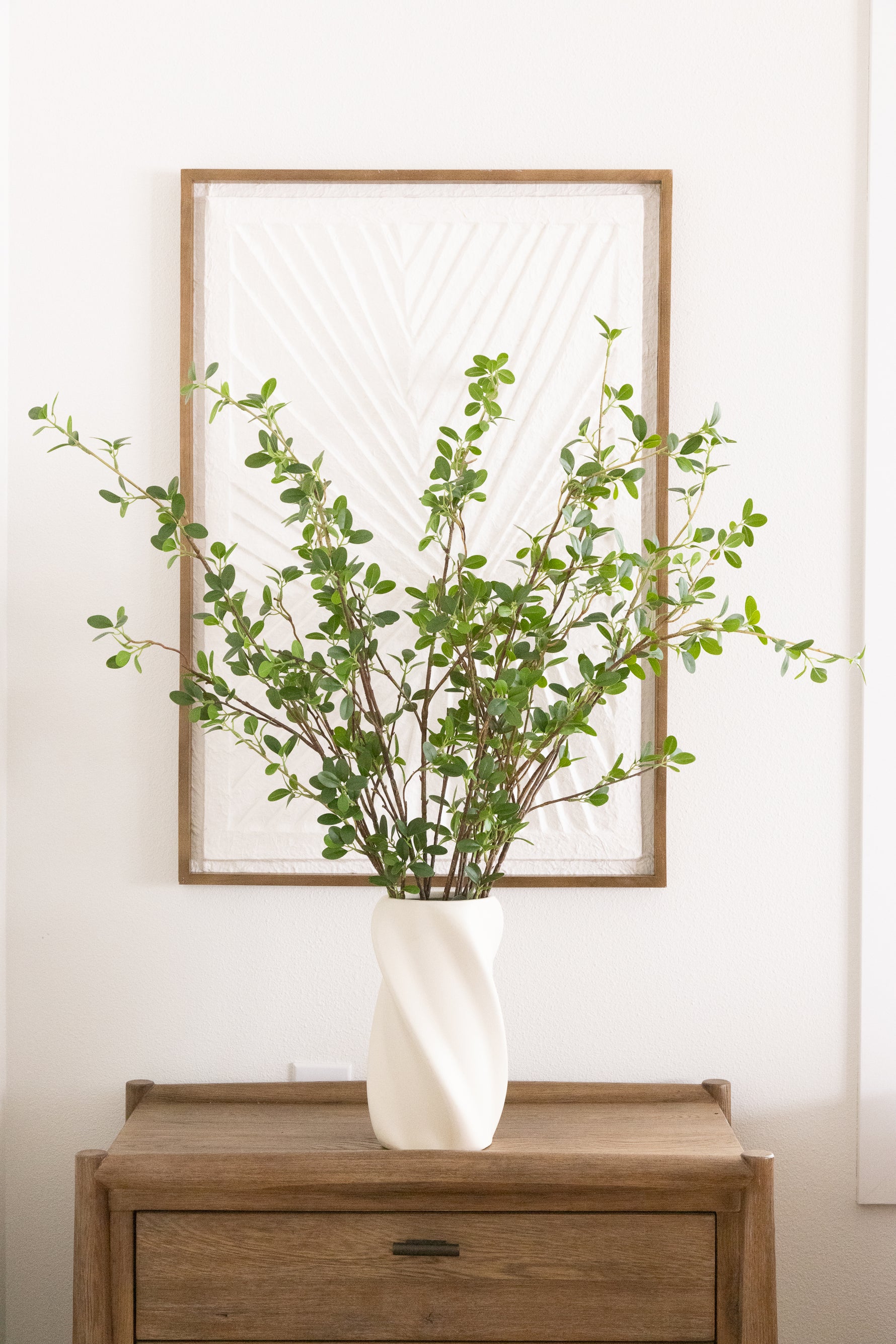 40" Green Leaf Stem – Eco Chic Home